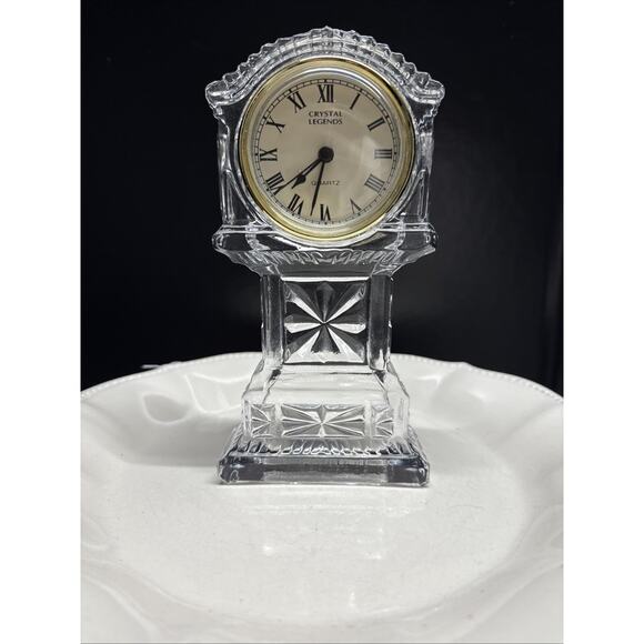 Godinger | Accents | Crystal Legend Small Grandfather Clock In Cristal ...